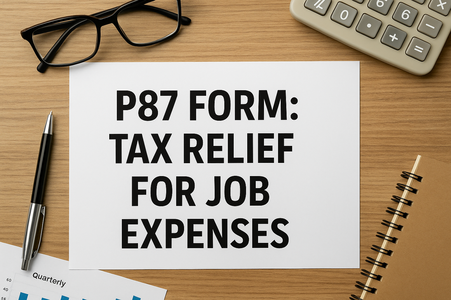 How to Use the P87 Form to Claim Tax Relief on Job Expenses | Taxcare Accountancy
